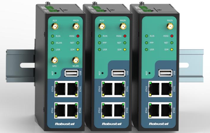 R3000-Q4LB-W Robustel - Routeur 2G/3G/4G et WiFi 802.11a/b/g/n